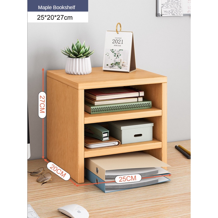 【SG Local Stock】Multi-functional Office Computer Monitor Shelf Wooden ...