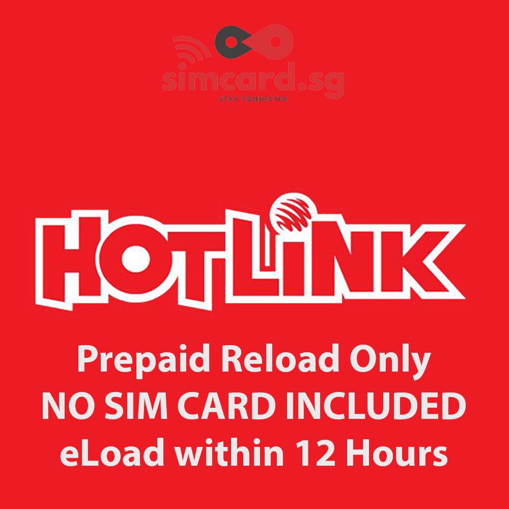 Hotlink / Maxis Malaysia Prepaid Topup - ONLY FOR ACTIVE NUMBERS - NO ...