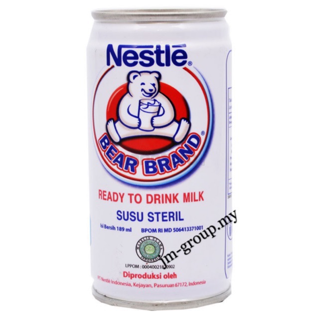 Nestle Bear Brand Milk Susu Beruang 189ml | Shopee Singapore