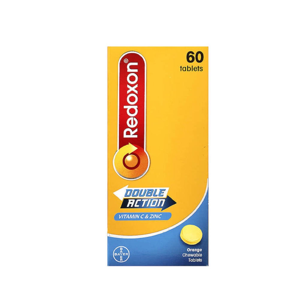 Redoxon Double Action Chewable Tablets 60's | Shopee Singapore