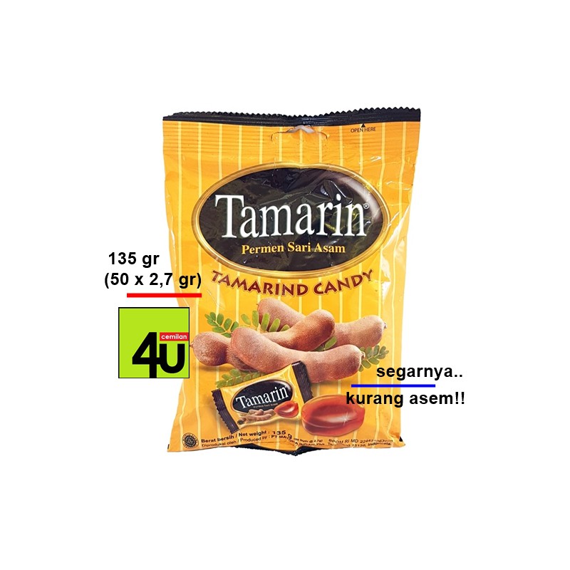 Tamarin - Sari Asem Candy - 136 gr / 50 pcs | Shopee Singapore