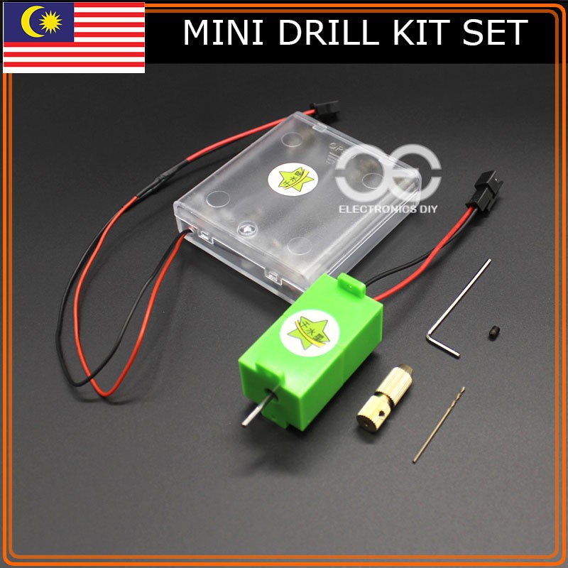 MESIN Battery Operated Mini PCB Drill Kit [PCB Hole Drilling Machine ...