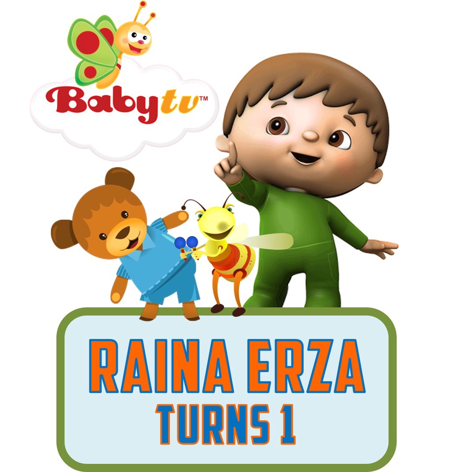 Custom Cake Topper - Baby TV | Shopee Singapore