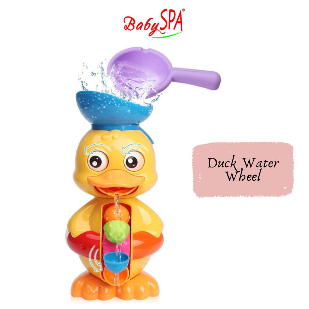 ♥♥♥ 𝐒𝐆 𝐒𝐞𝐥𝐥𝐞𝐫 BabySPA Small Duck Wheel Fountain Bath Toy For Kids Baby ...
