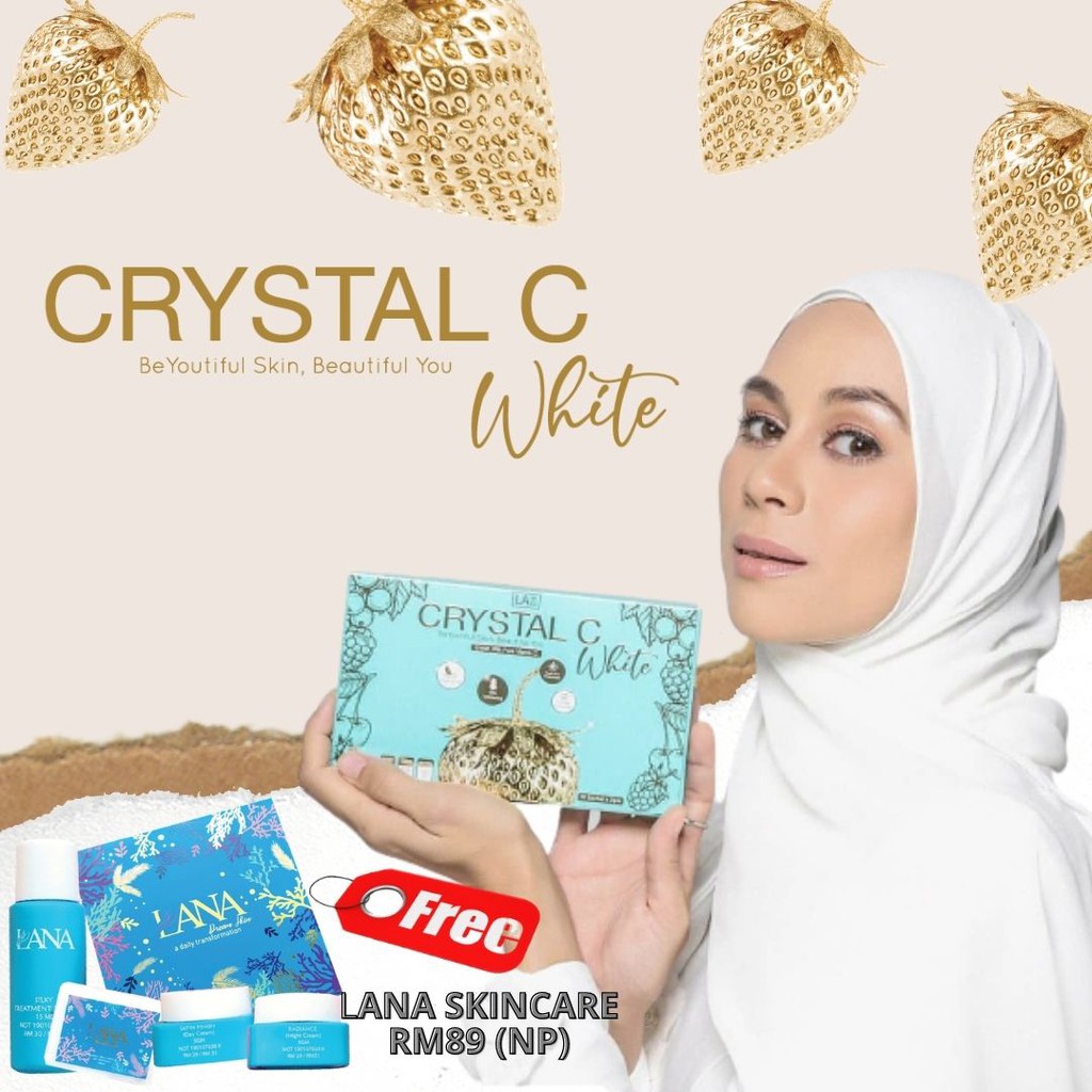 Crystal C WHITE VITAMIN C SUPPLEMENT Treatment Problems Dull Skin Acne ...