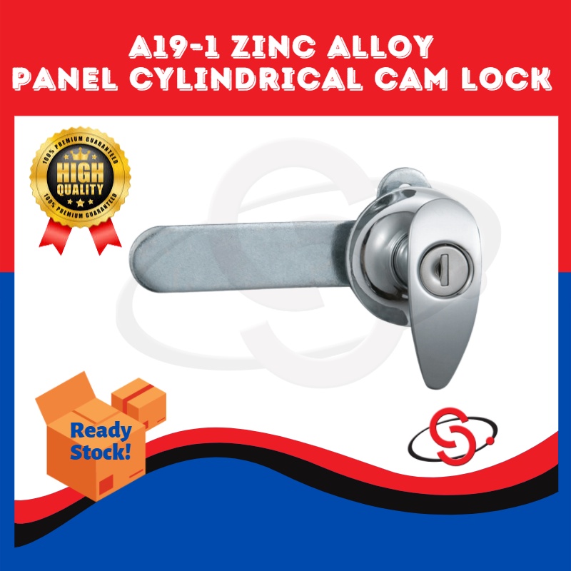 SCM A19-1 Zinc Alloy Cylindrical Cam Lock with Key Door Lock Enclosure ...
