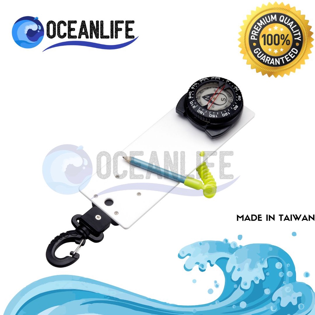 IST WR4 Waterproof and Compass Whiteboard 7x20cm/Underwater Slate With ...