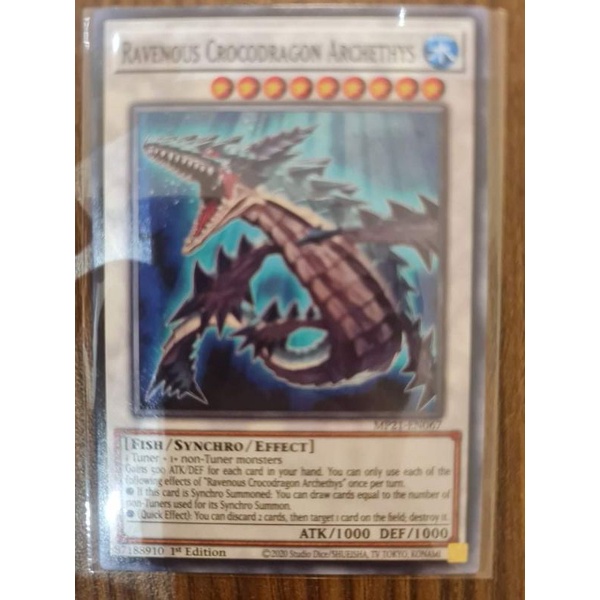 [ Yu-gi-oh Card ] Ravenous Crocodragon Archethys ( MP21-EN067 / common ...