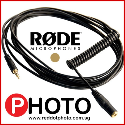 Rode VC1 3.5mm TRS Microphone Extension Cable for Cameras (10 ...
