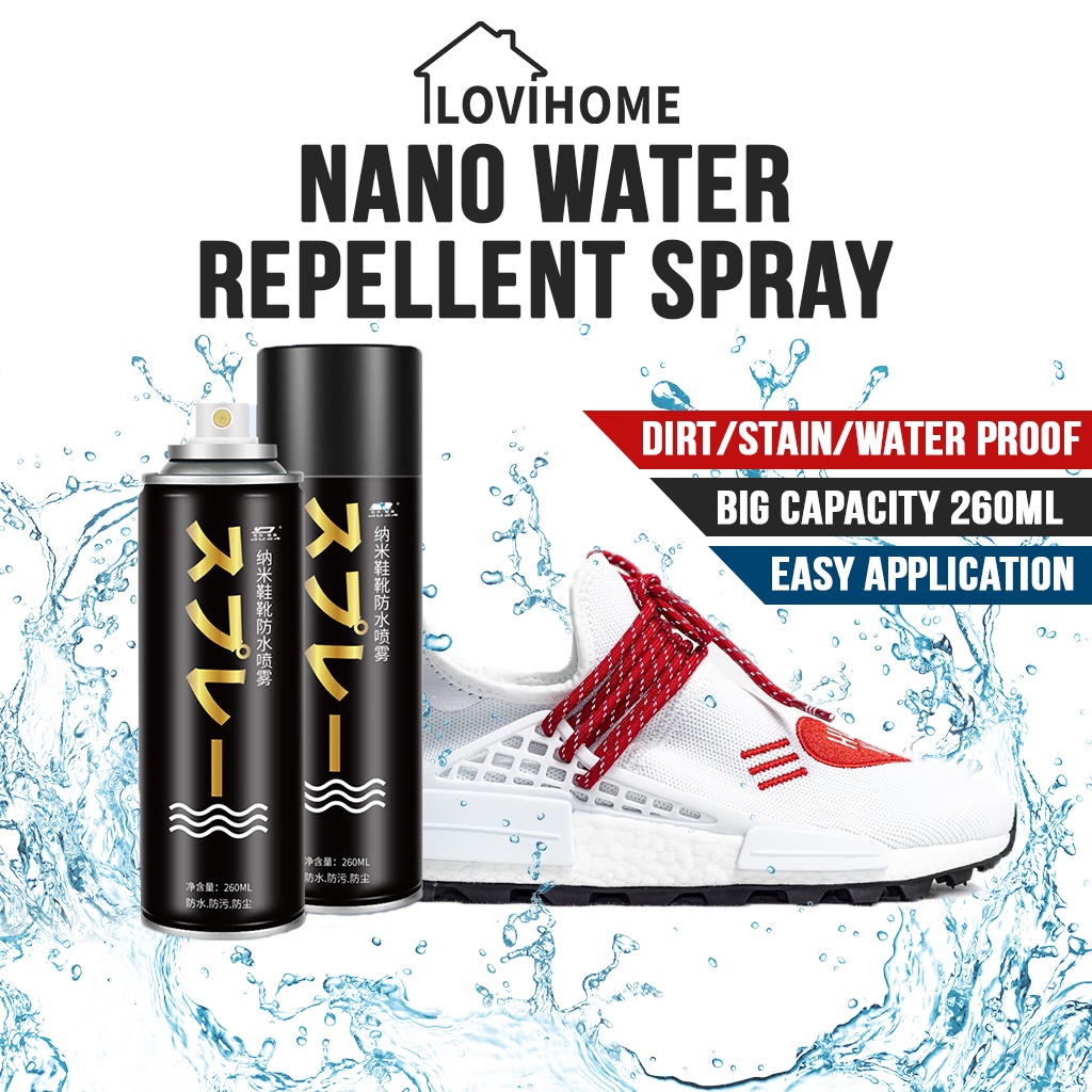SG Nano Water Repellent Spray Shoe Sneaker Fabric Protector Anti Dirt ...