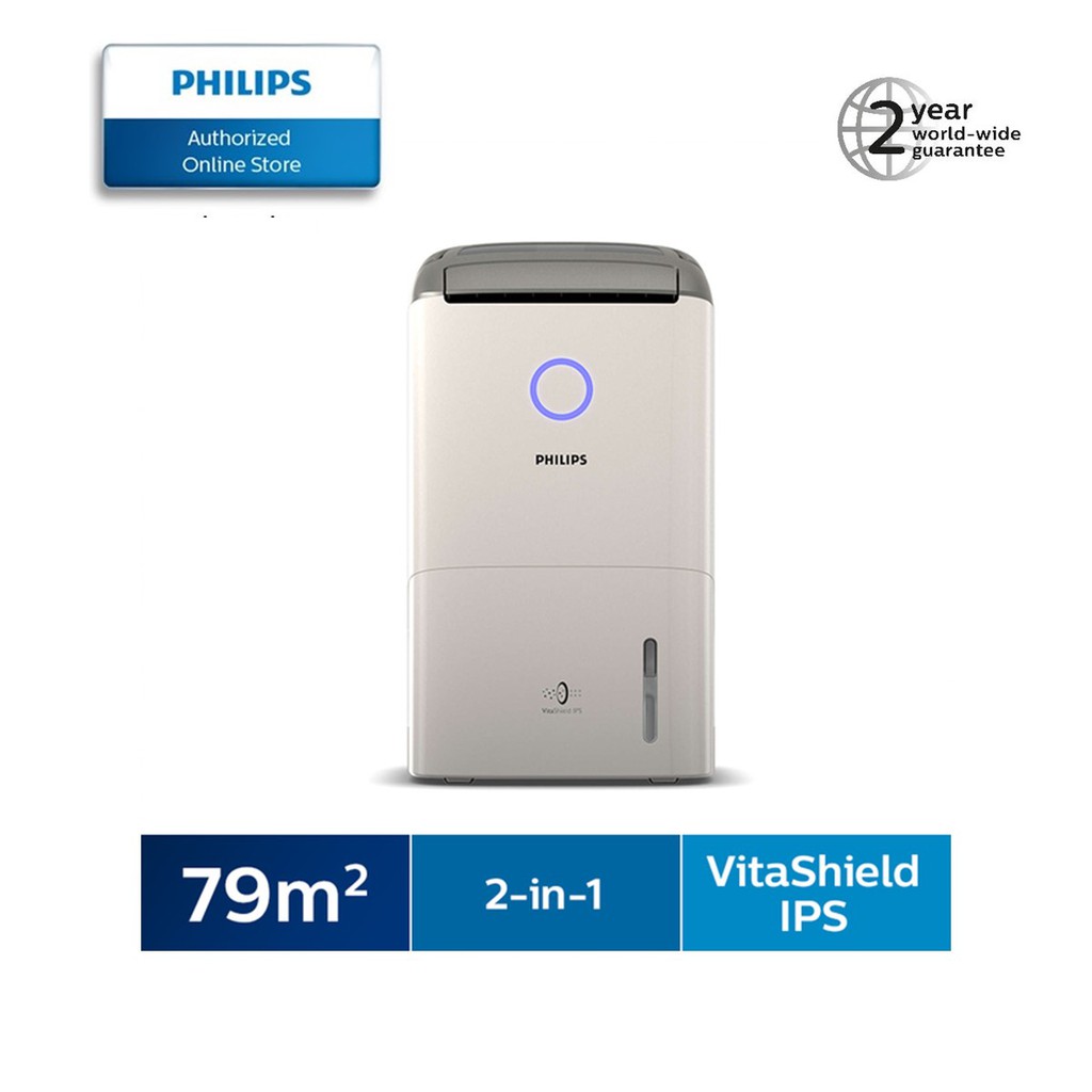 Philips Series 5000 2-in-1 Air Dehumidifier DE5205 with filter in the ...