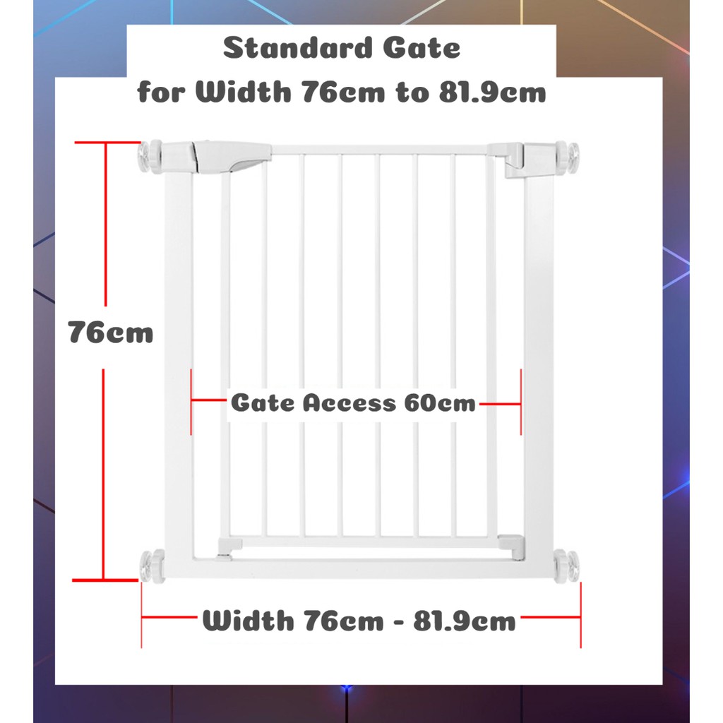 Safety Gate for Babies and Pets up to 4 metres | Shopee Singapore