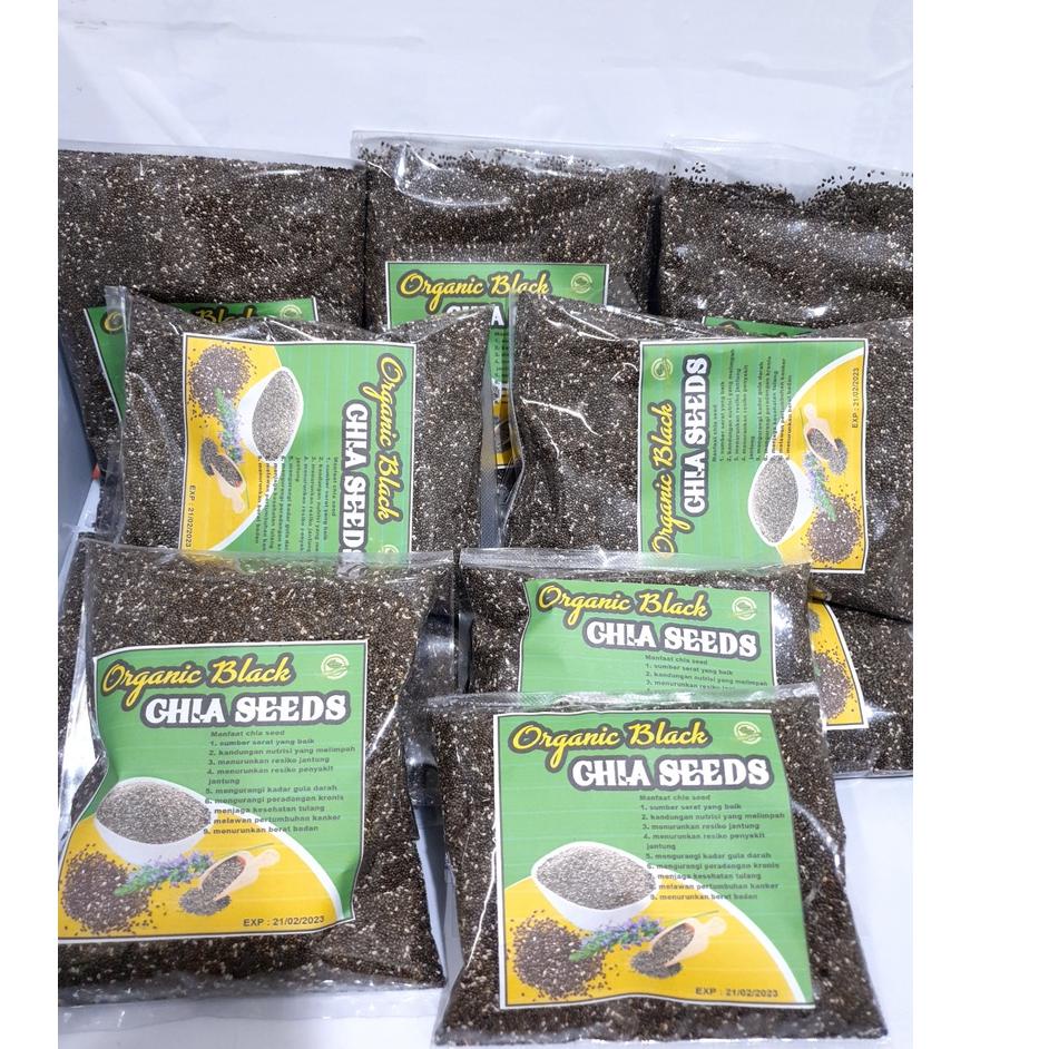 Black Chia SEED 1 KG ORGANIC PERU - Chia Seeds Chiaseed - 1000GR (exp ...