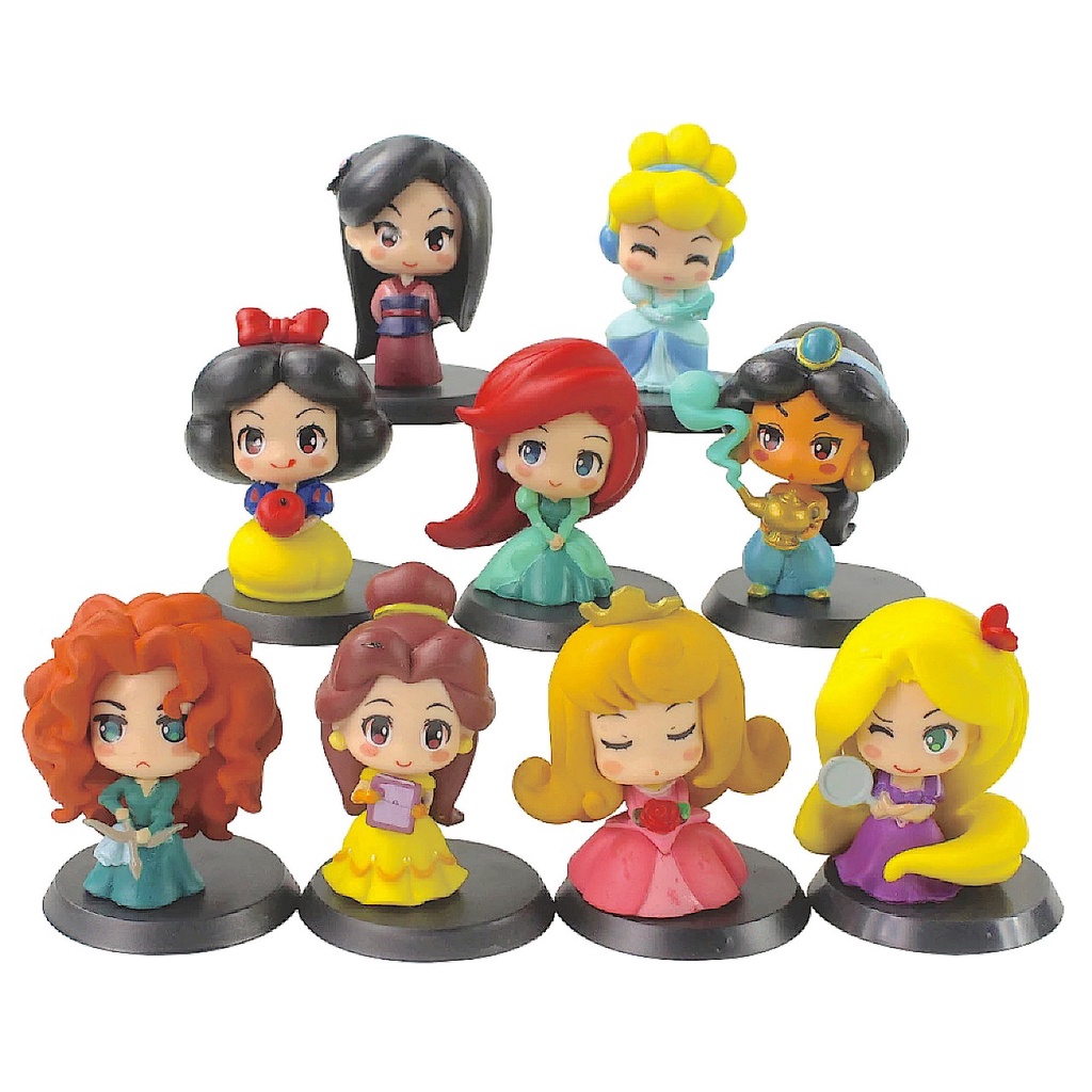Sell Unit/SET Figure SoCute Princess cake Topper/Miniature | Shopee ...
