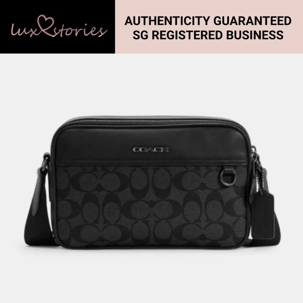 PRE-ORDER Coach Graham Crossbody In Signature Canvas C4149 | Shopee ...