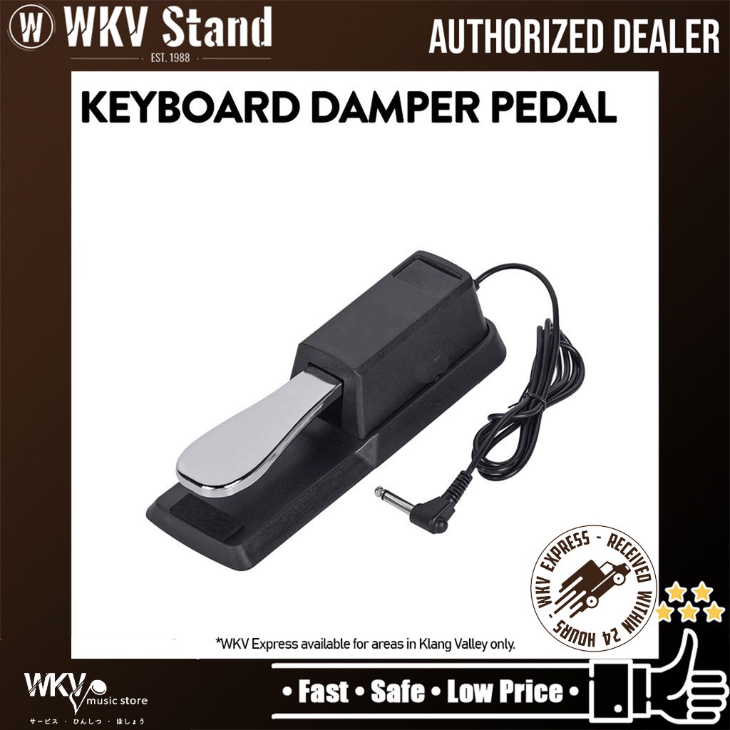 Keyboard Damper Pedal / Sustain Pedal for Keyboard and Digital Piano ...