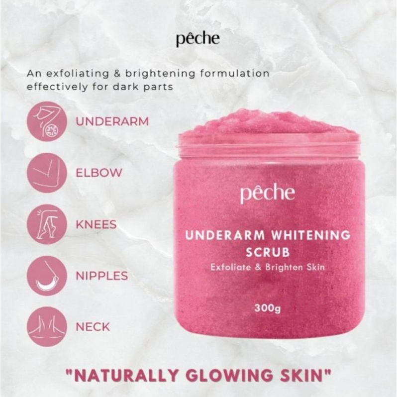 🔥HOT PRODUCT SG🔥 PECHE UNDERARM WHITENING SCRUB EXFOLIATE & BRIGHTEN ...