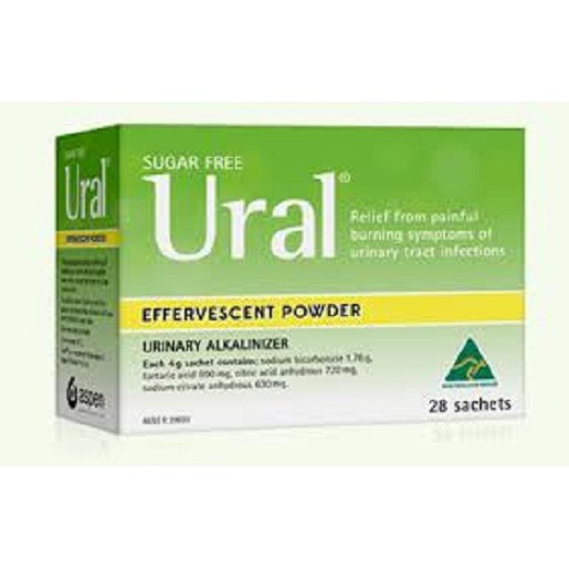 [Local Stock] Ural Effervescent Powder 28's/box *Effective for Urinary ...