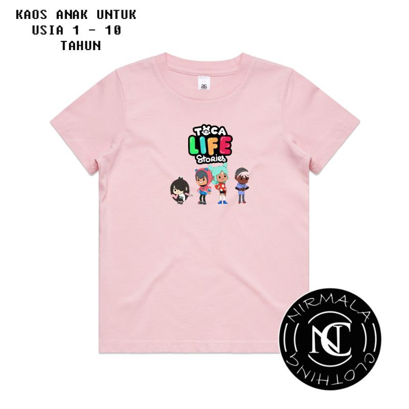 Toca boca life stories T-Shirts For Kids | Shopee Singapore