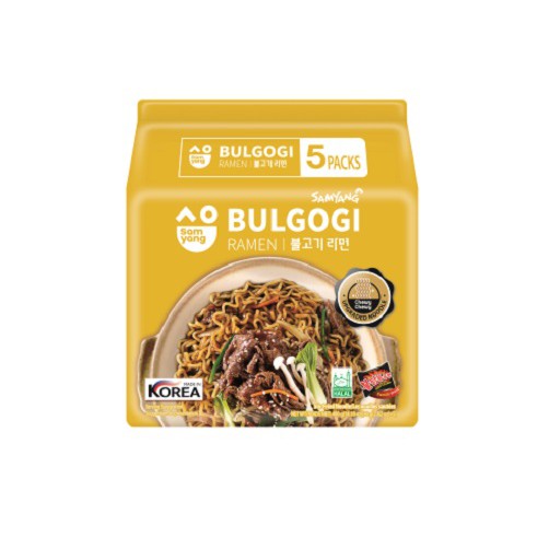 Samyang Bulgogi Ramen 80g x 5s (03418) - [Korean] | Shopee Singapore