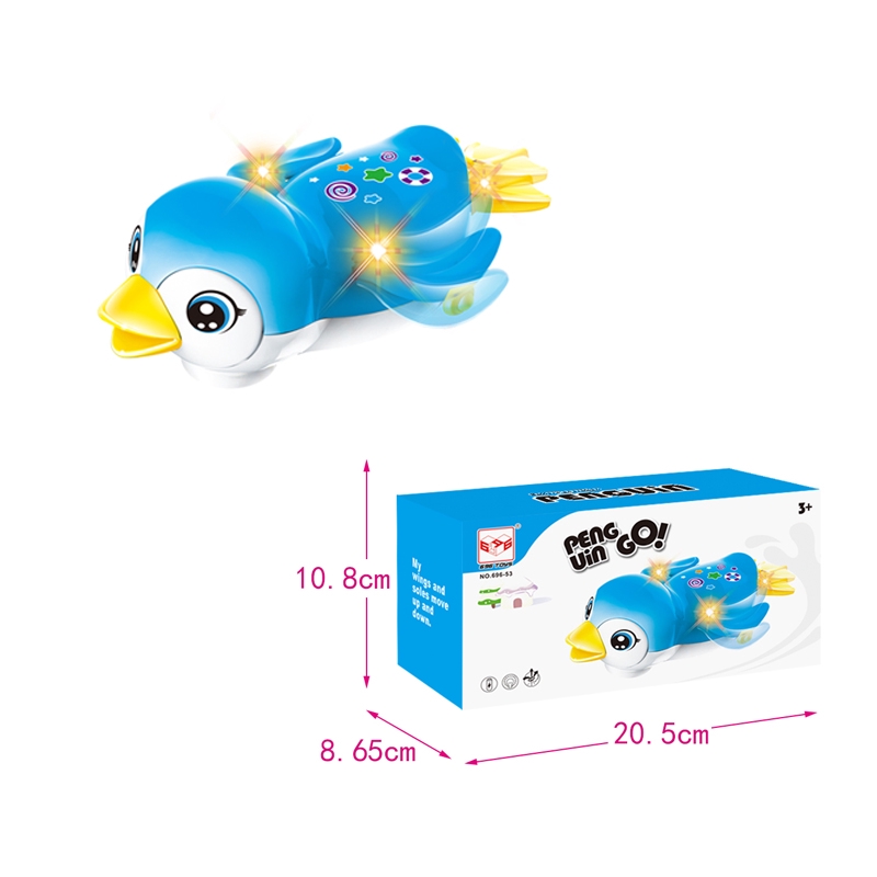 Super CUTE MOVING PENGUIN TOY WITH MUSIC AND FLASHING LIGHTS | Shopee ...
