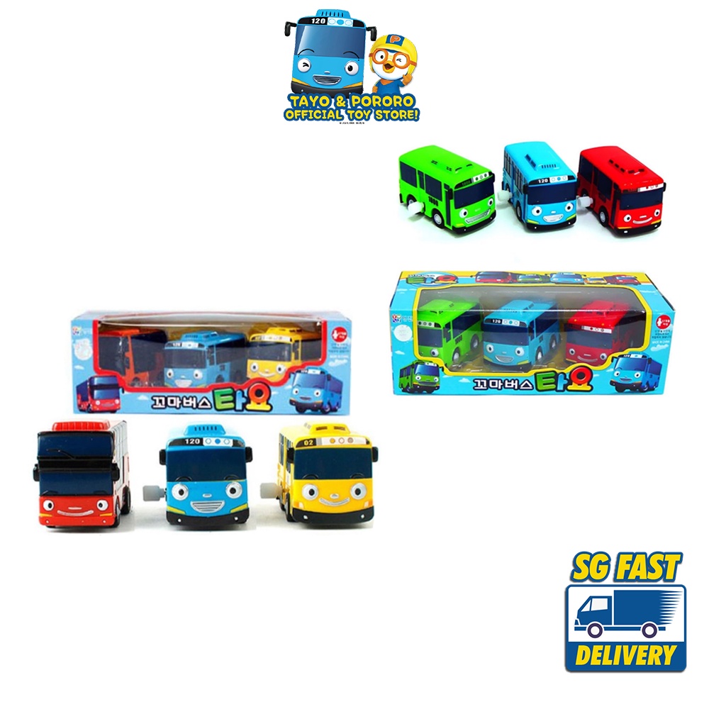Tayo 3pcs Wind Up Toy Car Bus , Kids Children Toys from Iconix Korea ...