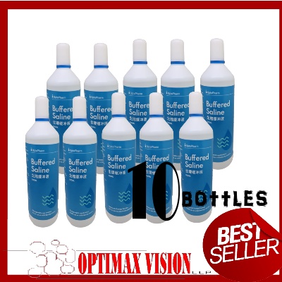 Opto-Pharm Buffered Saline x 10 bottles (Expiry date 2028) | Shopee Singapore