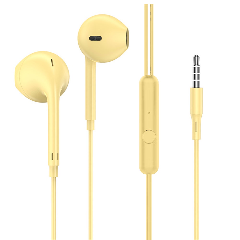 U19 Wired Earphone Macaron 3.5mm In-ear Earphones Stereo HiFi Super ...