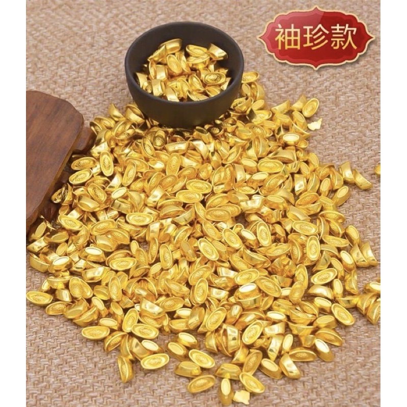 🧧SG～ ️Mini Golden Heavy Metal Ingot Gold Bar迷你金元宝/金条 | Shopee Singapore