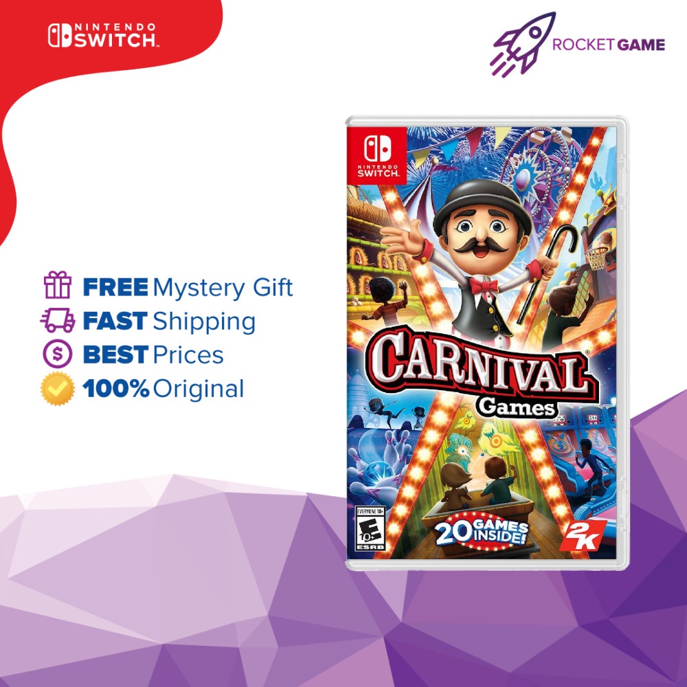 (Nintendo Switch) Carnival Games (US/ENG/中文) Brand New & Sealed ...