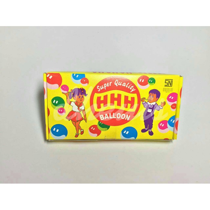 Old school BLOWN BALLOONS / HHH BALLOONS (1 BOX = 32 PCS) | Shopee ...