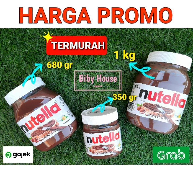NUTELLA CHOCOLATE JAM 1 KG NUTELLA Hazelnut spread 1000gr/ 680 gr / 350 ...