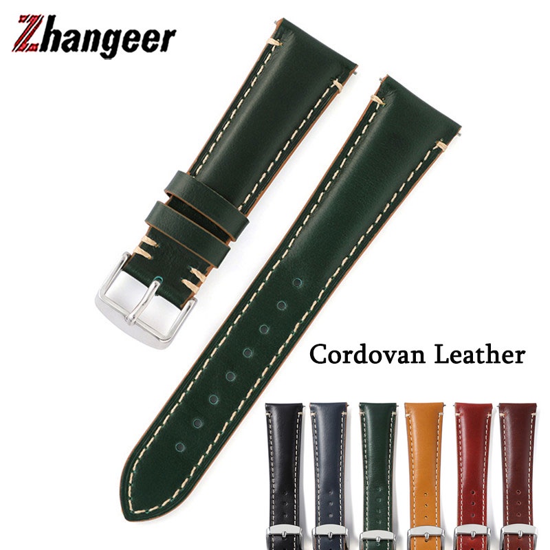Cordovan Leather Strap For Longines HydroConquest Watch Replace Band ...