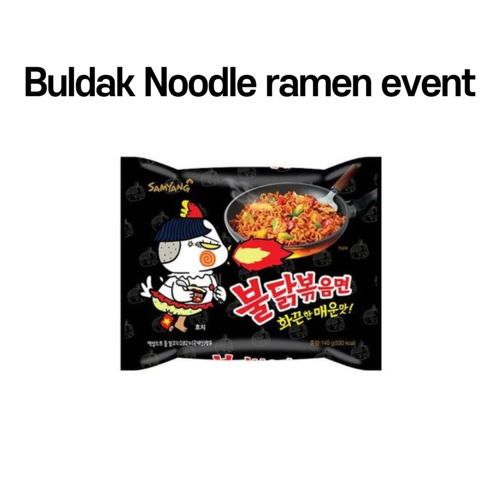😊Korean food😊 Samyang Hot Chicken Ramen/ Buldak Noodle ramen/ramyun ...