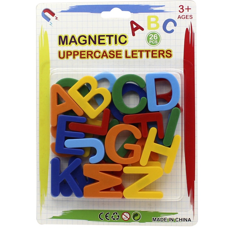 Magnetic ABC 123 Alphabet Letters Number Geometry Plastic Refrigerator ...