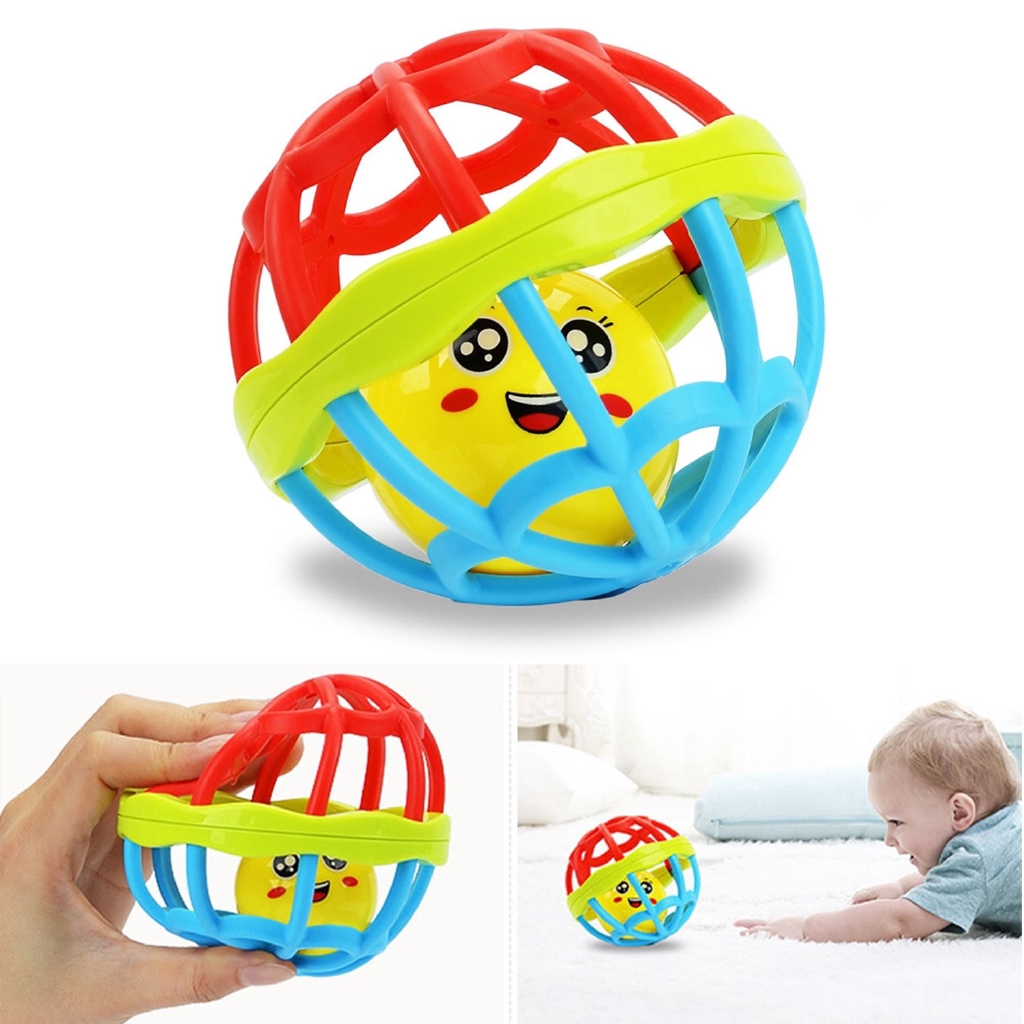 Baby Rattles Toy Fun Ball Ring Develop Baby Intelligence Training ...