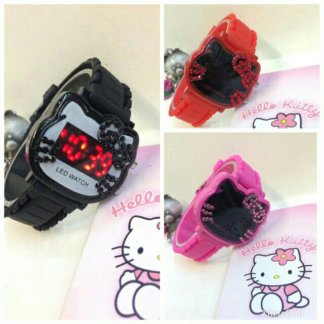 Hello kitty LED watch | Shopee Singapore