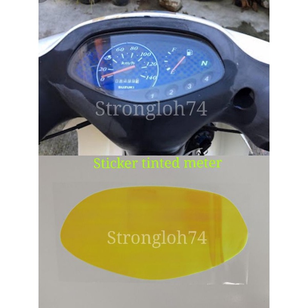 SUZUKI SMASH 110 STICKER TINTED METER | Shopee Singapore