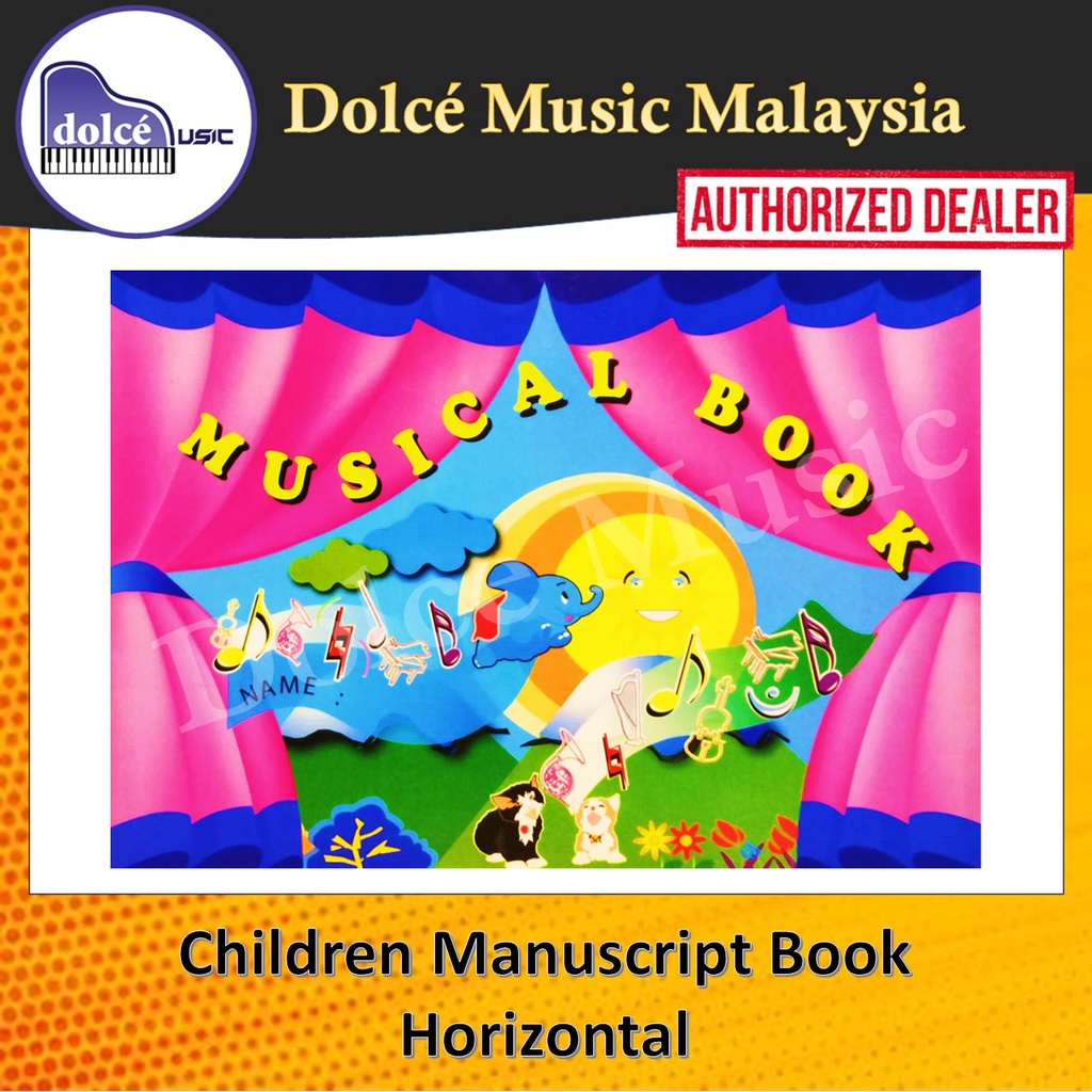 Children Manuscript Book - Horizontal | Shopee Singapore