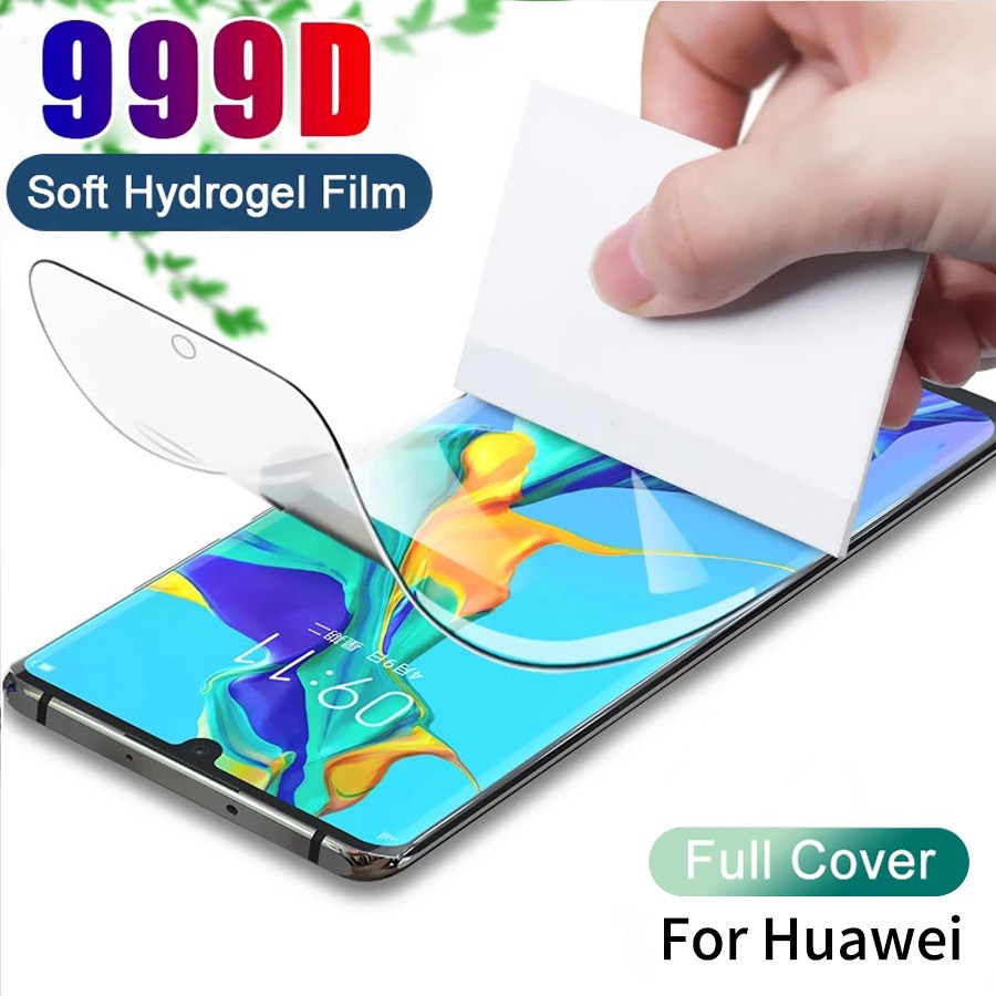 999D Hydrogel Soft Film Full Screen Protector For Huawei P20 P30 Lite ...