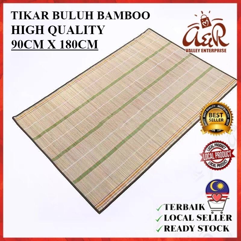 90cm*180cm Tikar Buluh - Tikar Bamboo Carpet Floor Mat / Bamboo Mat ...