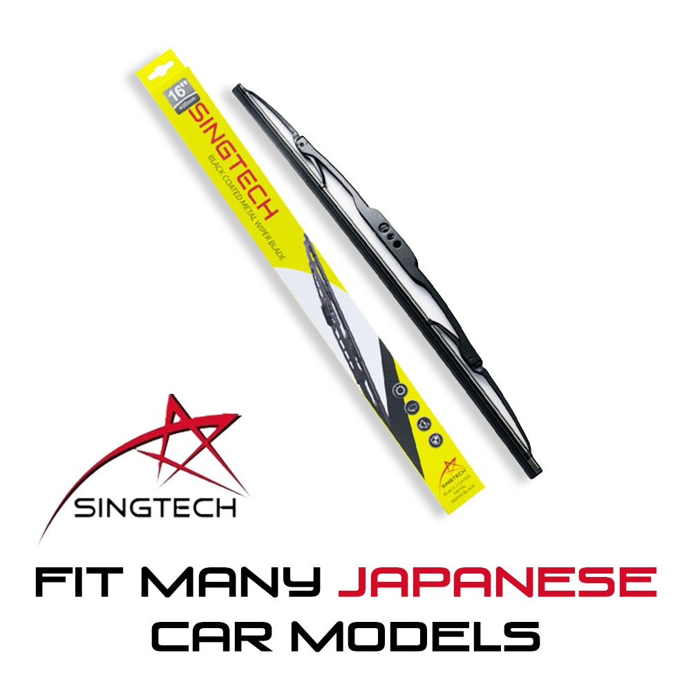 [SINGTECH] All Season Metal Wiper Blade Premium Car Windshield Wiper ...