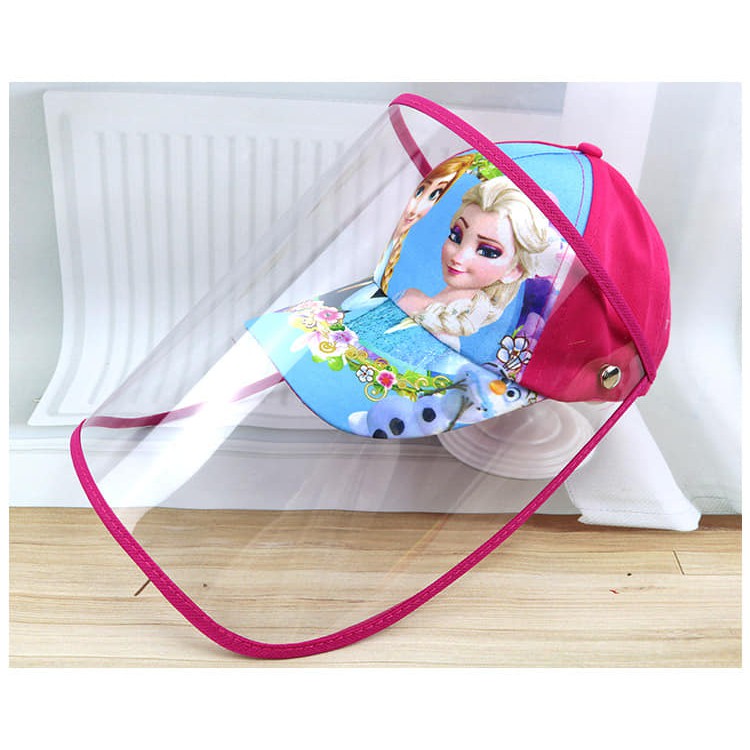Children's Faceshield Hats with Various Frozen and Minnie Mouse Motifs ...