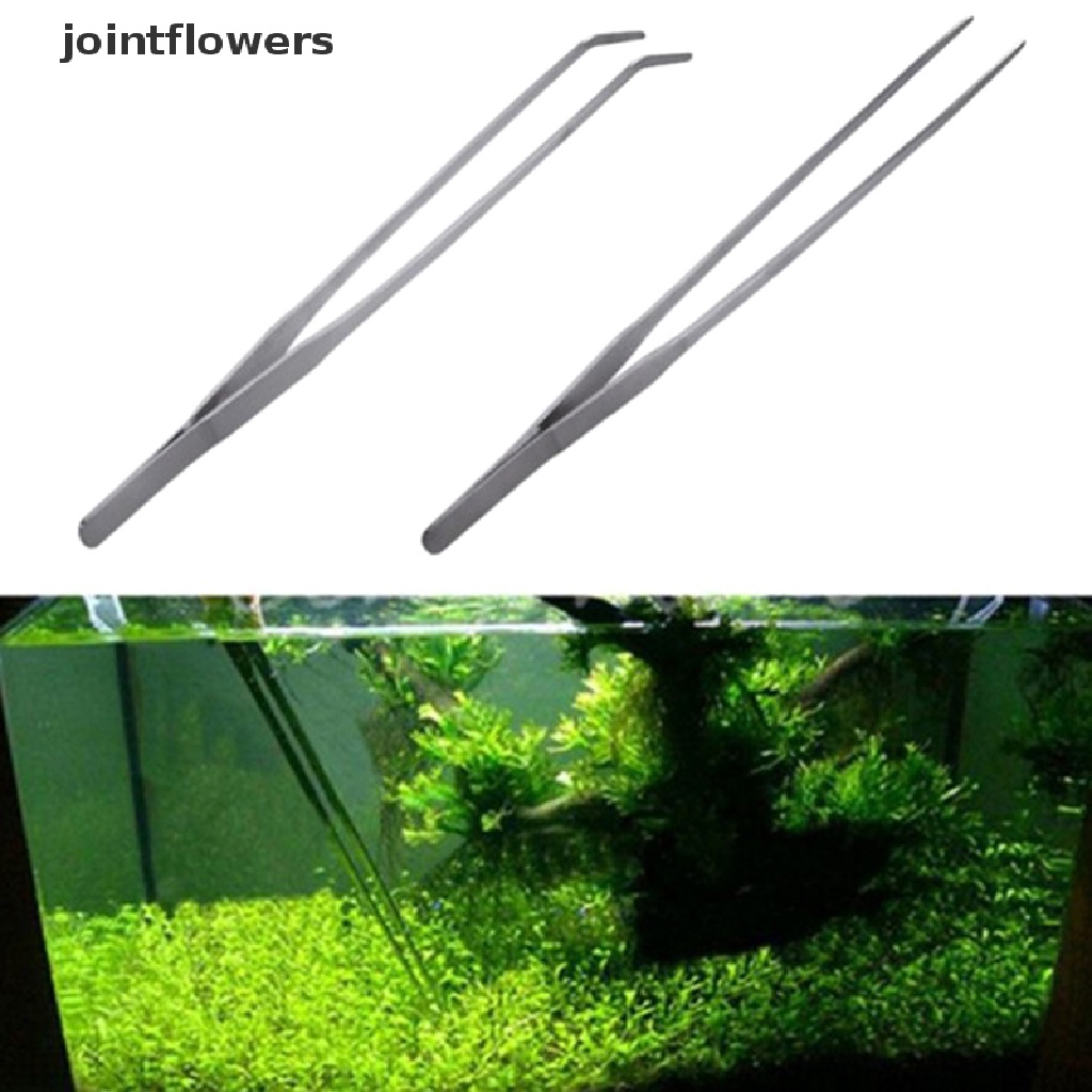 JSS Stainless Steel Aquarium Tweezers Pliers Fish Tank Plant Aquascape ...