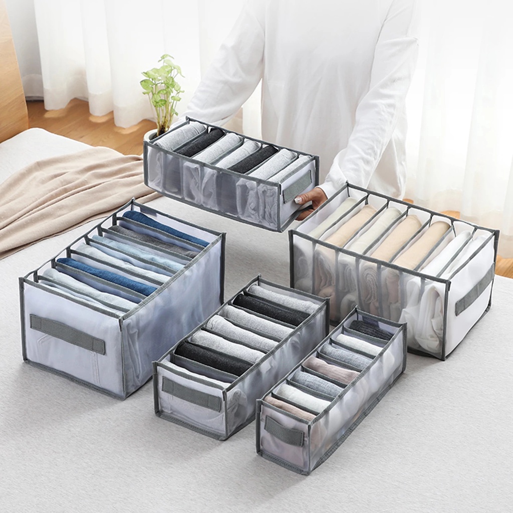 High Quality Foldable Jeans Pant Drawer Storage Box With Handle ...