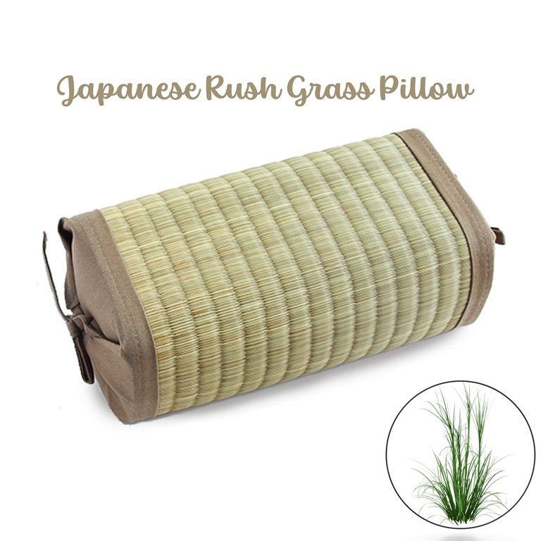 Japanese okinawa Rush Grass pillow made in Japan | Shopee Singapore