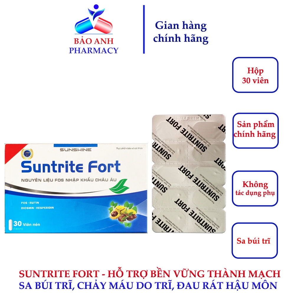 SA Suntrite Fort – Supports hemorrhoid prolapse, bleeding due to ...