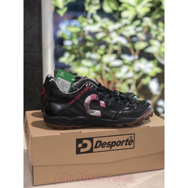 Genuine FOOTBALL SHOES DESPORTE TESSA LIGHT TF PRO1 BLACK/RED | Shopee ...
