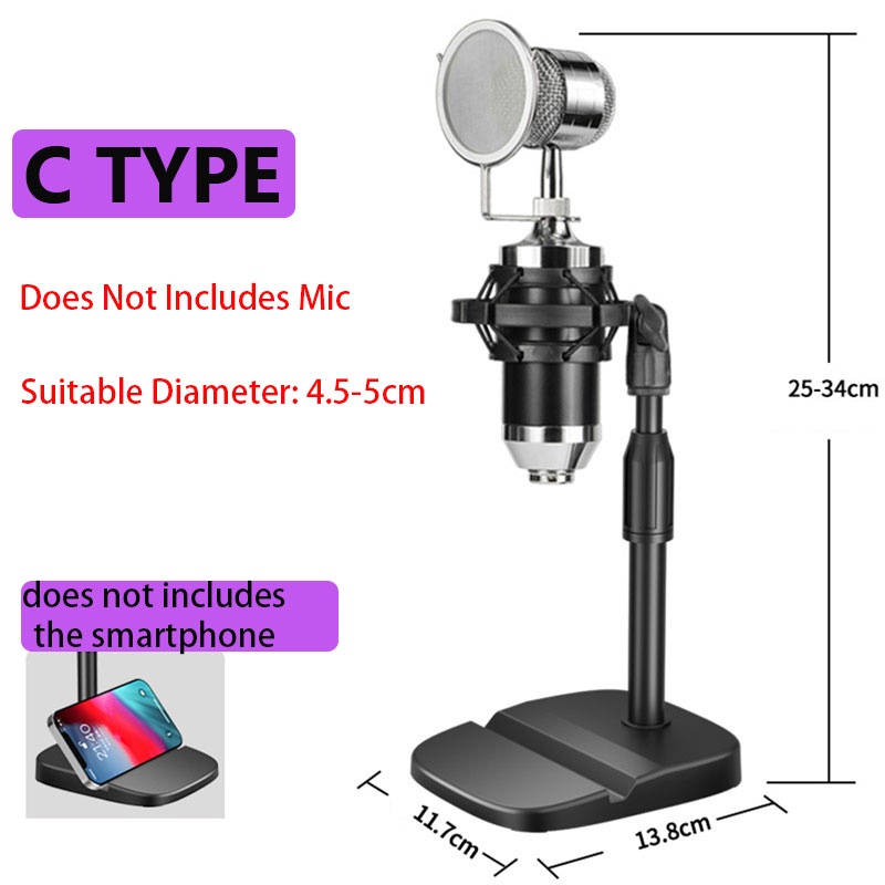 Desktop microphone stand wheat stand microphone support frame anchor ...