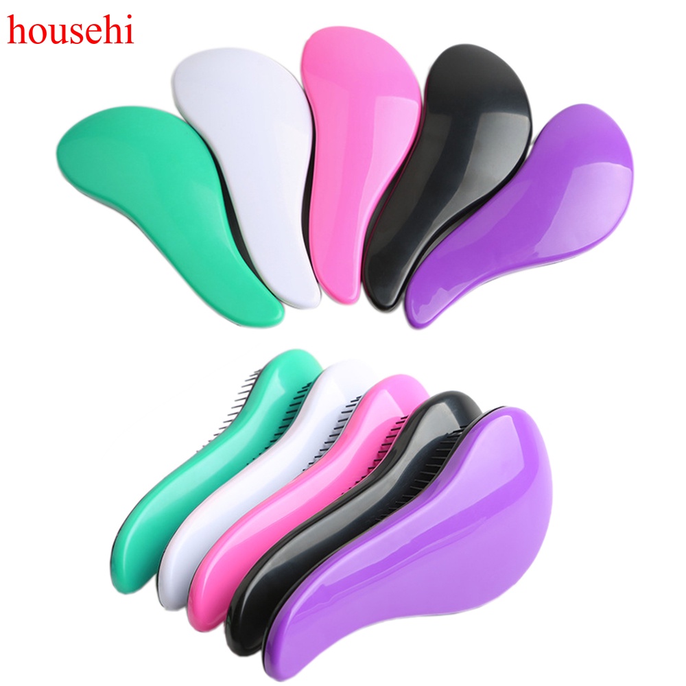 Professional Styling Knot Comb Detangler Hairbrush Magic Detangling ...